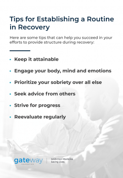 Why Structure and Routine Are Important in Recovery