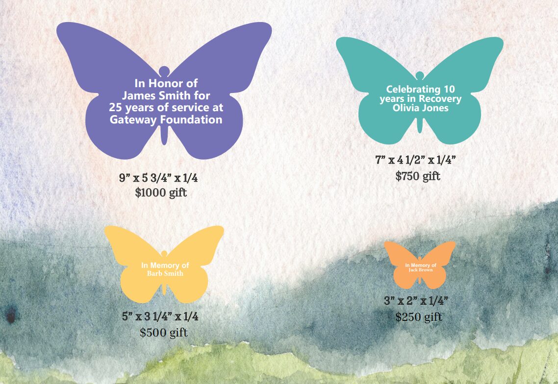 Butterfly Recognition Wall | Gateway Foundation